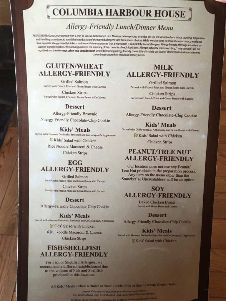 Allergy-Friendly Menus at Disney World - The Urben Life