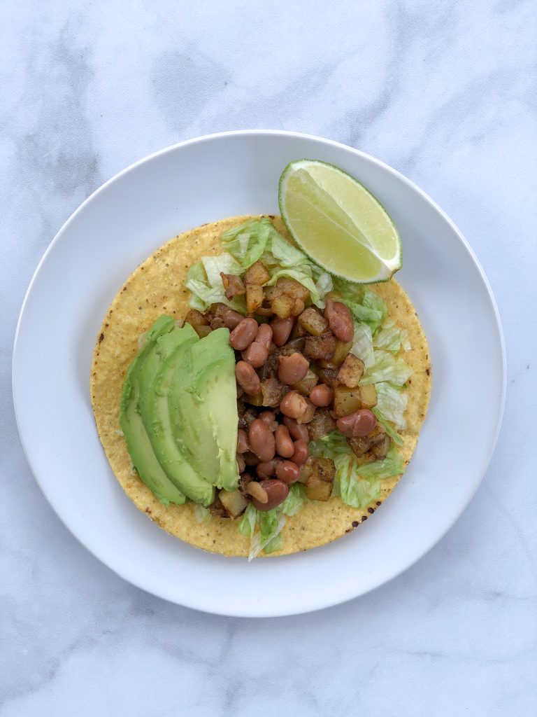 Pinto Bean and Potato Tostadas - The Urben Life