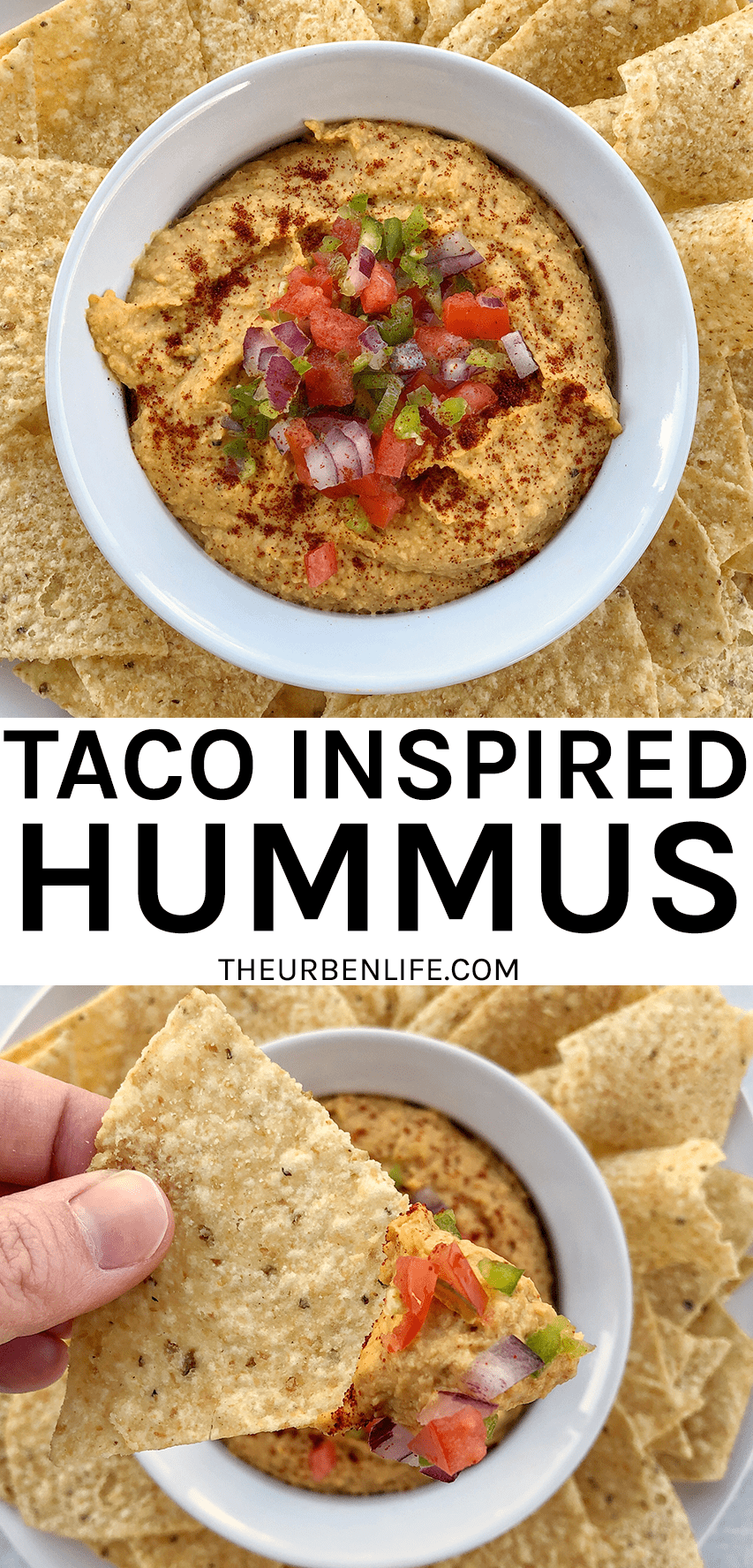 Taco Inspired Hummus - The Urben Life