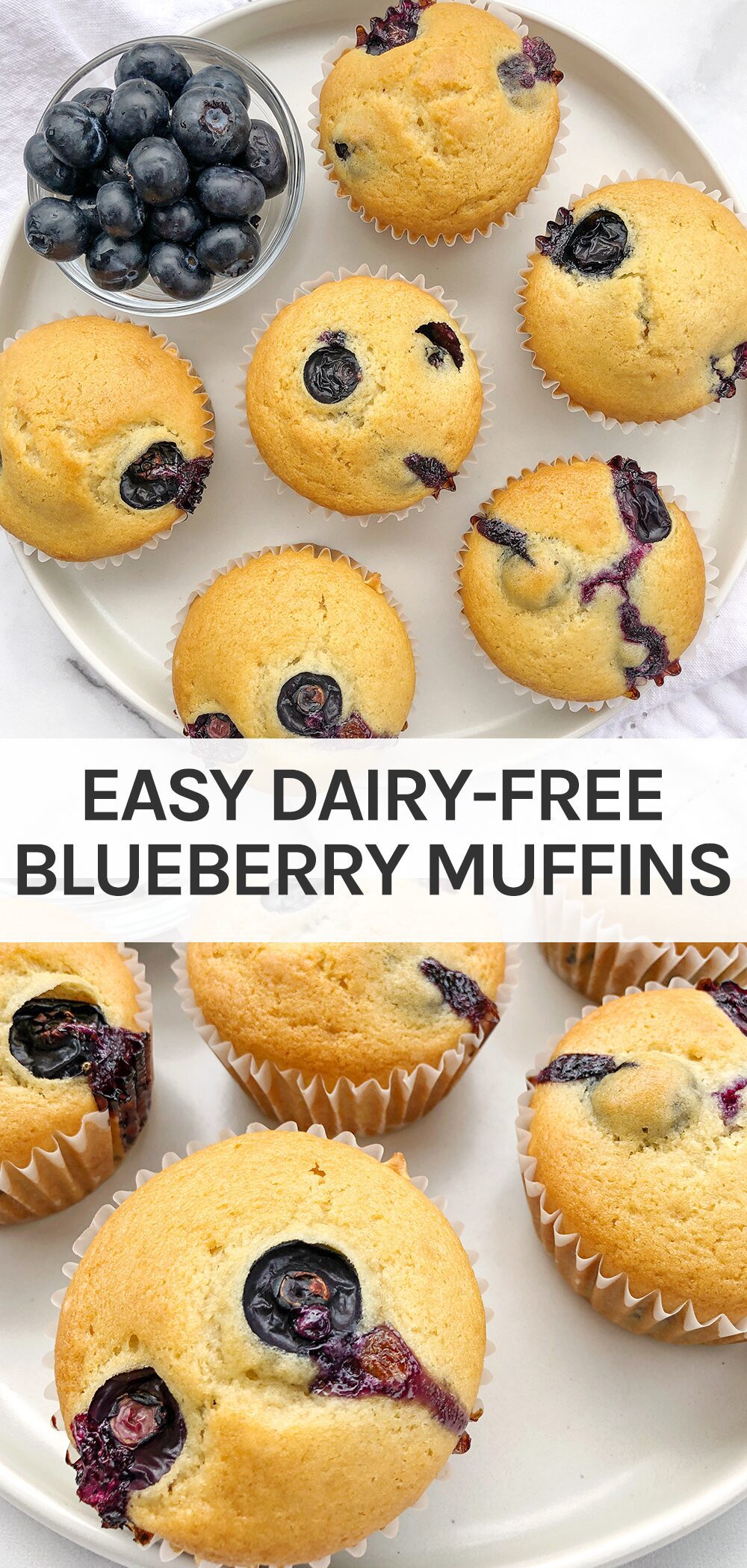 Dairy-Free and Egg-Free Blueberry Muffins - The Urben Life