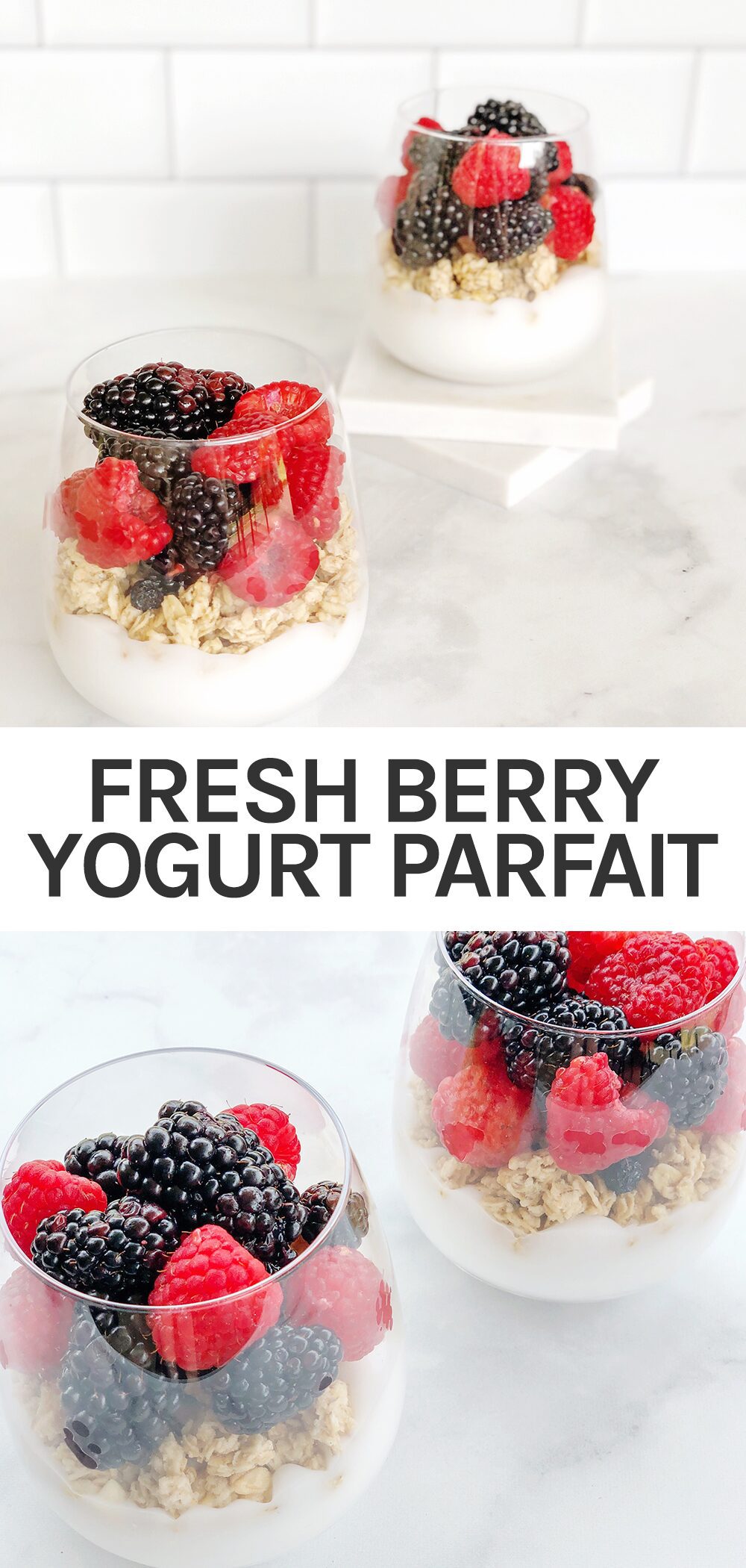 Vegan Mixed Berry Yogurt Parfait - The Urben Life