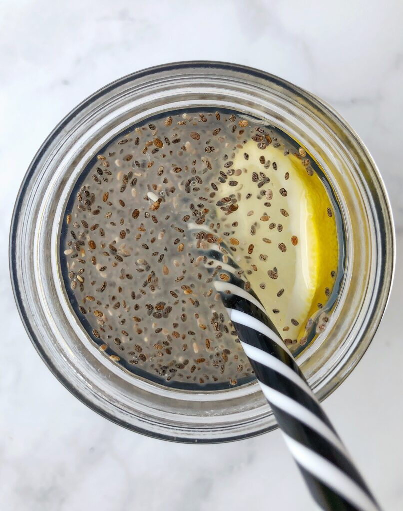 Lemon and Chia Water - The Urben Life