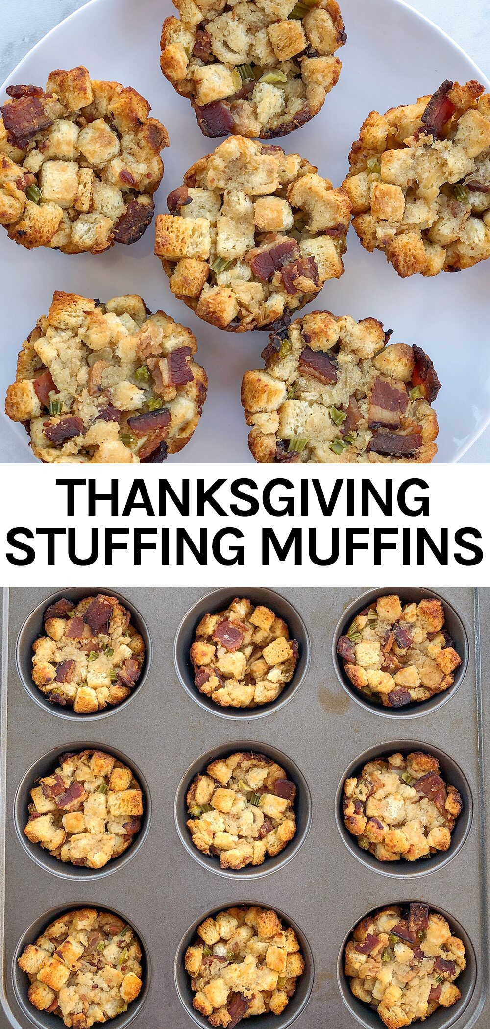 Thanksgiving Stuffing Muffins (with BACON!) - The Urben Life