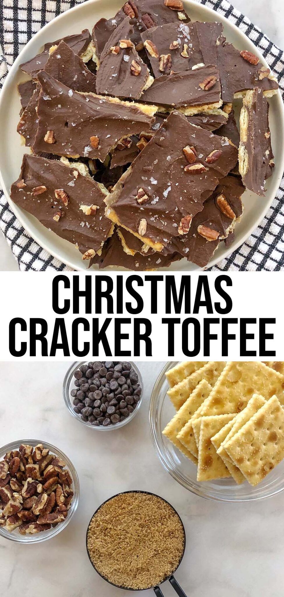 Christmas Cracker Toffee (Dairy Free Christmas Crack Recipe)