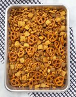 Homemade Texas Trash Spicy Chex Mix Recipe (Dairy Free)
