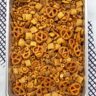 Homemade Texas Trash Spicy Chex Mix Recipe (Dairy Free)