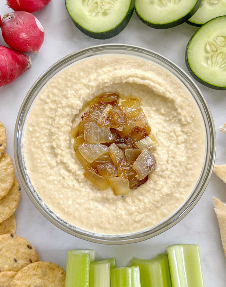 Caramelized Onion Hummus - The Urben Life