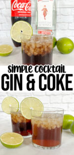 Best Gin and Coke Recipe (Easy Cocktail!) - The Urben Life