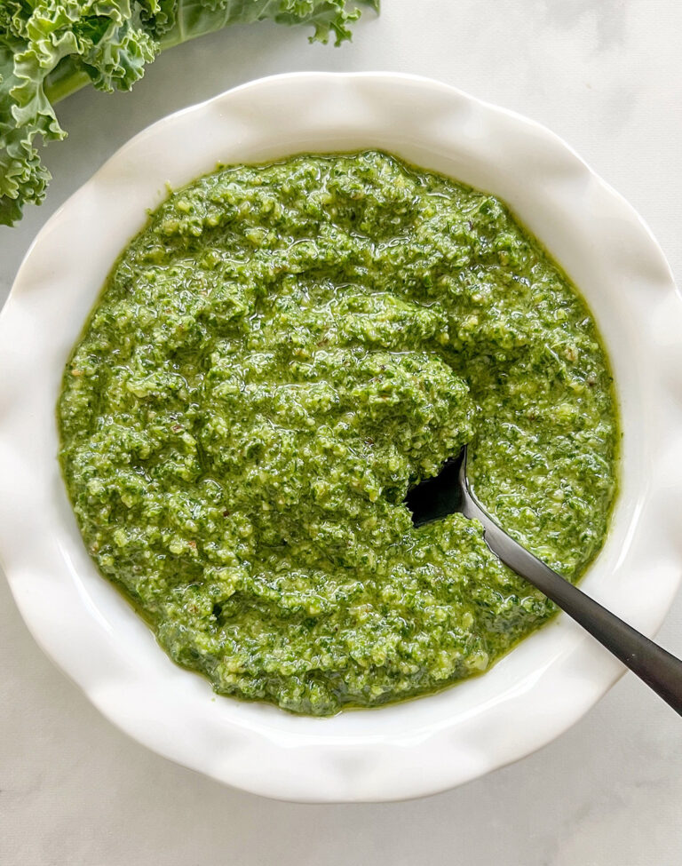 Easy Vegan Kale Pesto Recipe - The Urben Life