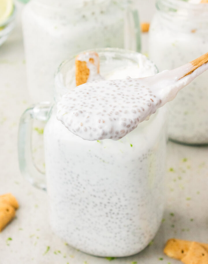 Key Lime Pie Chia Pudding with Coconut Milk